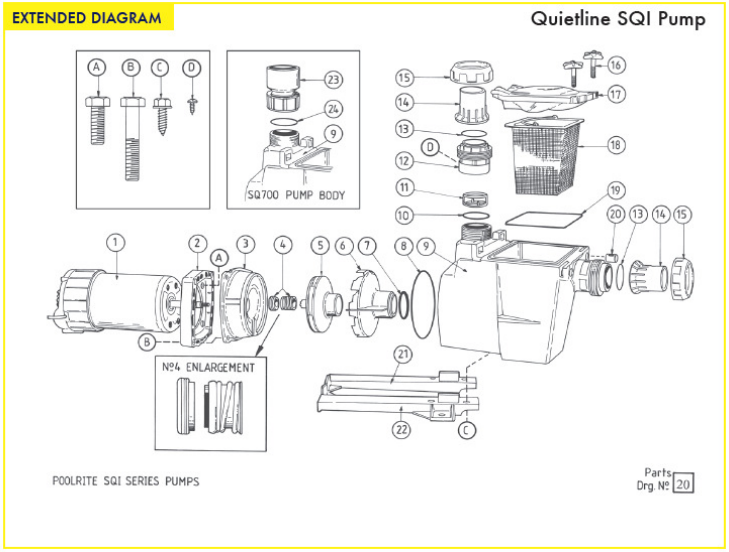 Poolrite Pumps Mechanical Seal 3/4"
